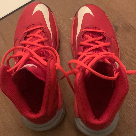 Nike | Shoes | Red Nike Prime Hype Hightops | Poshmark